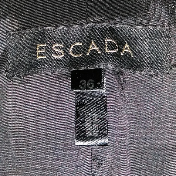 Escada | Jackets & Coats | Escada Black Sport Blazer Size 36 New Wool ...